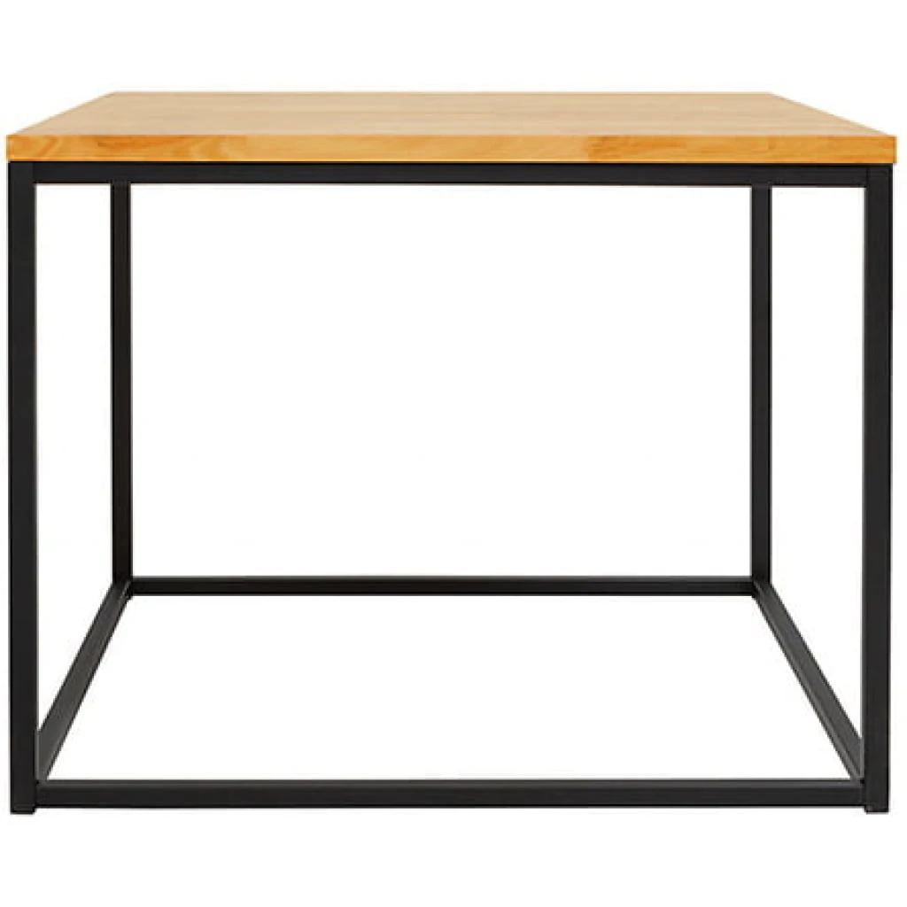 Moderní malý konferenční stolek 69 s dřevěnou deskou Aroz Black Red