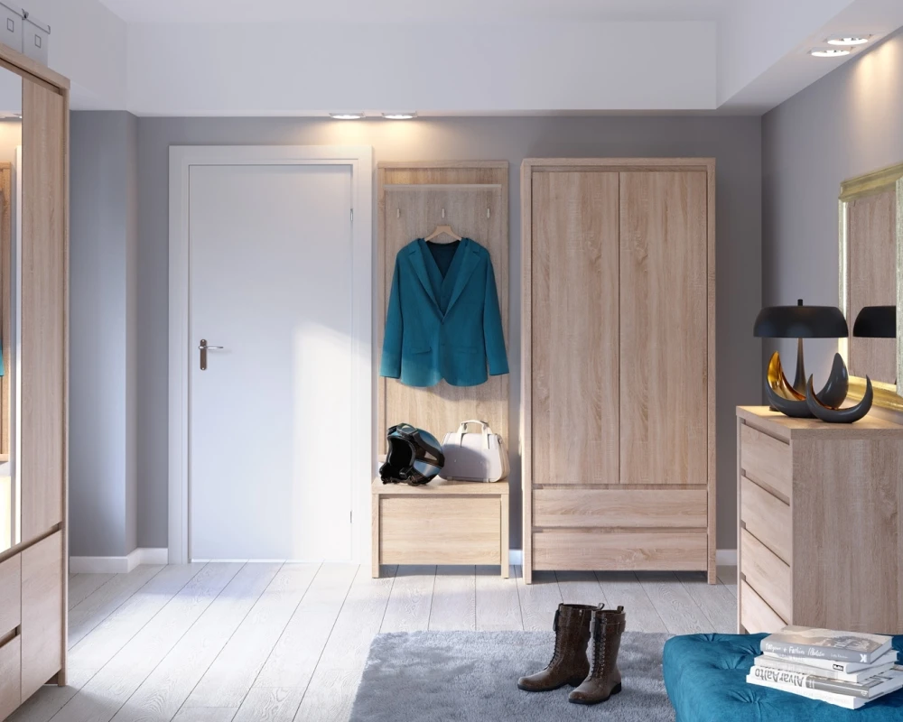 Komoda Kaspian - Black Red White - Twojemeble.pl - meble z kolekcji Kaspian