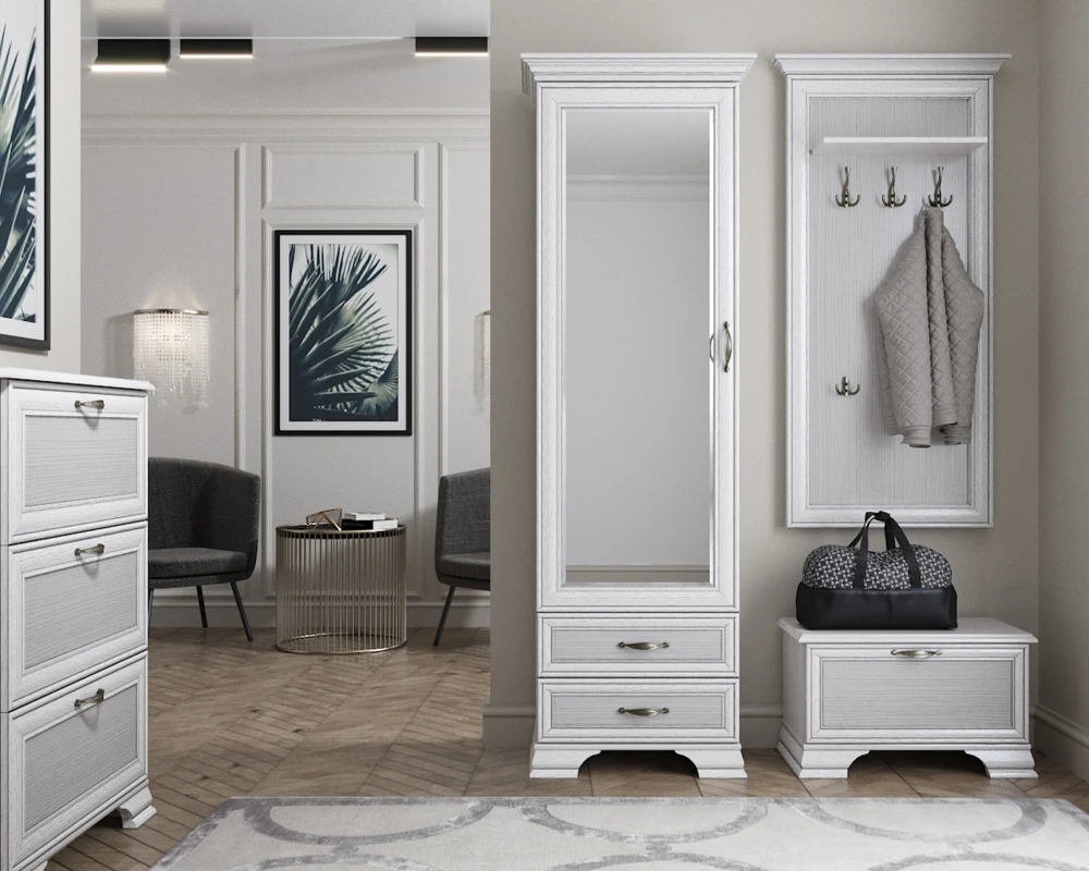 Regał Tiffany II z lustrem - Mebelbos - Twojemeble.pl - meble z kolekcji Tiffany II