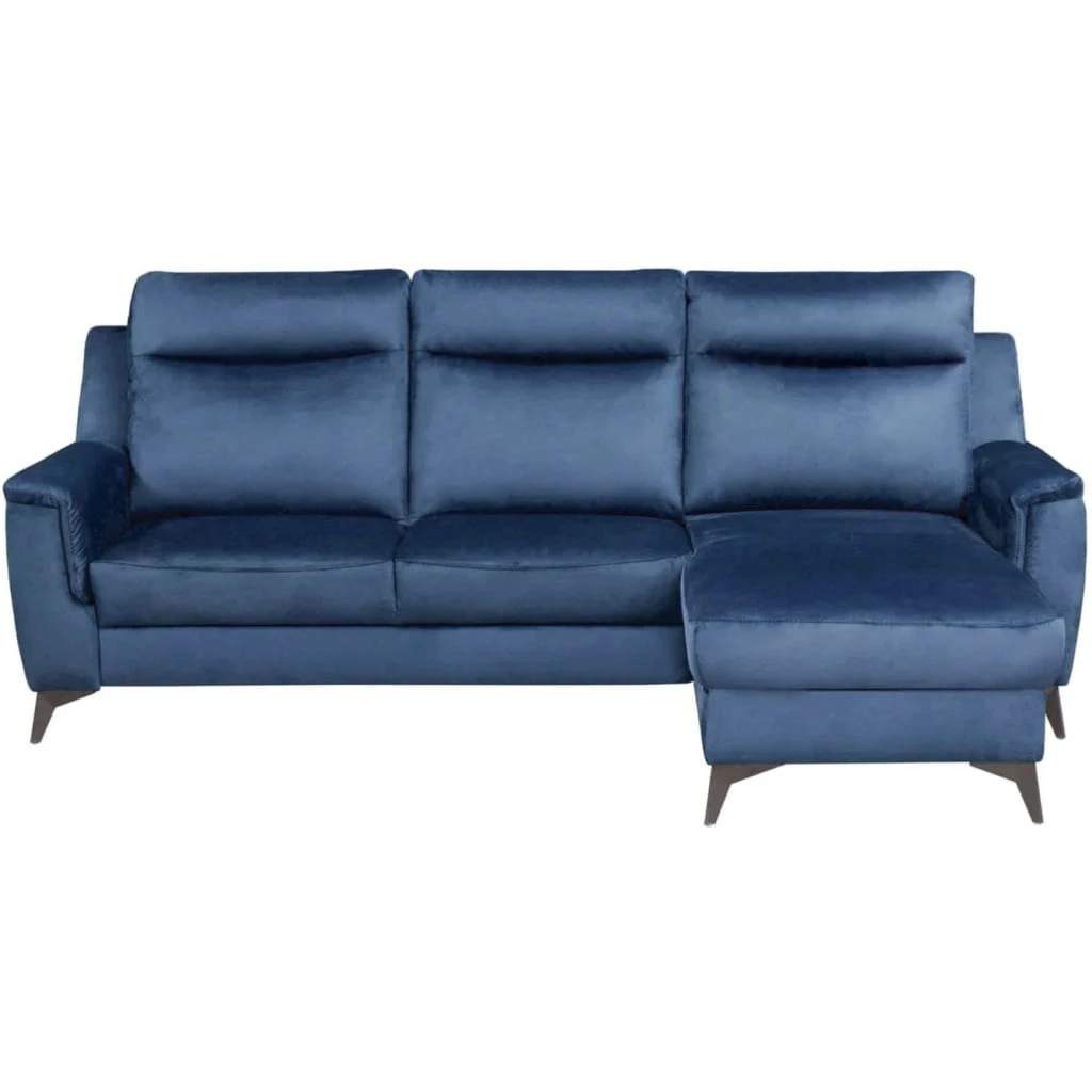 Narożnik prawostronny Leo z funkcją spania typu delfin i pojemnikiem ...