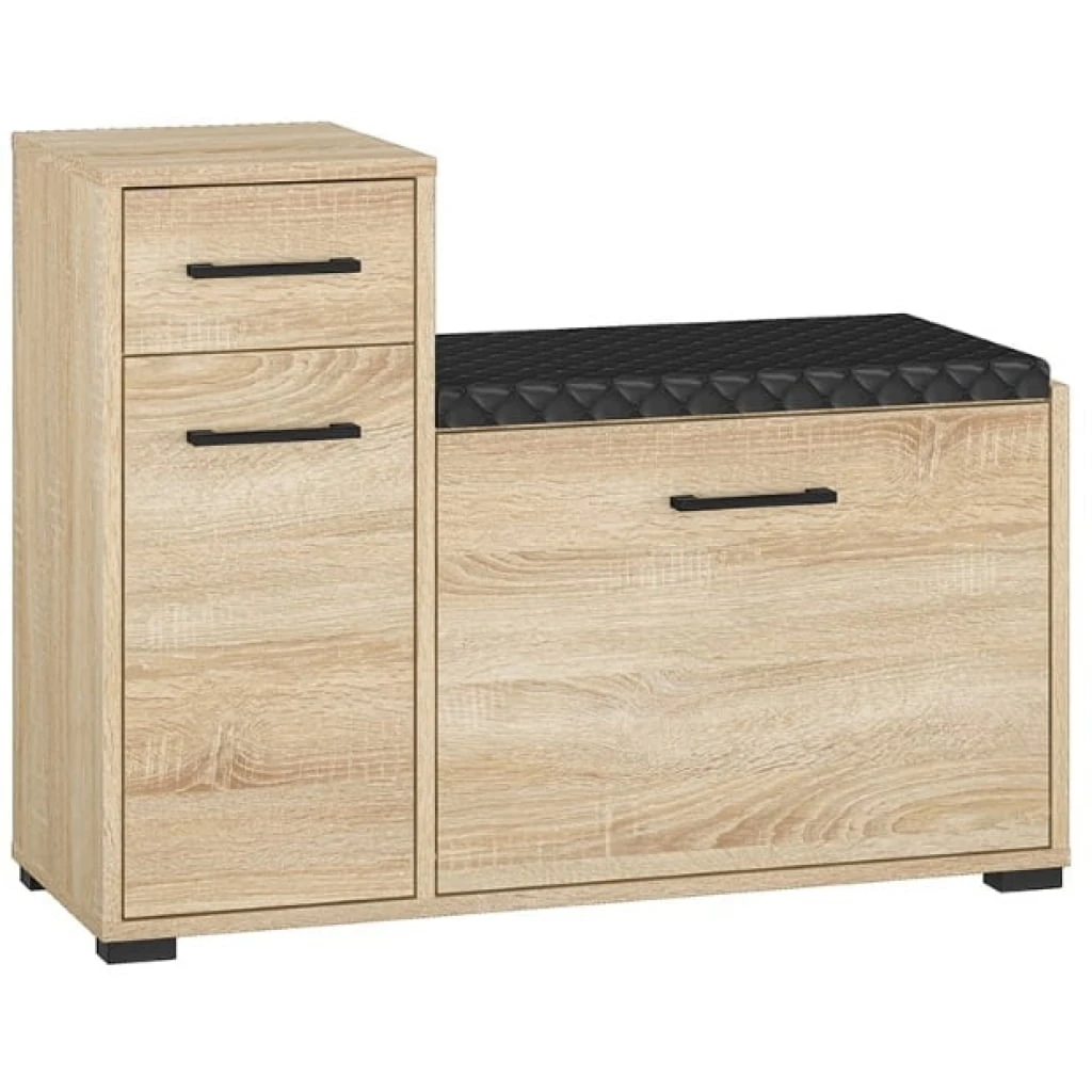 Botník se zásuvkou a policemi do předsíně Caro - ML Meble - Tmnábytek ...