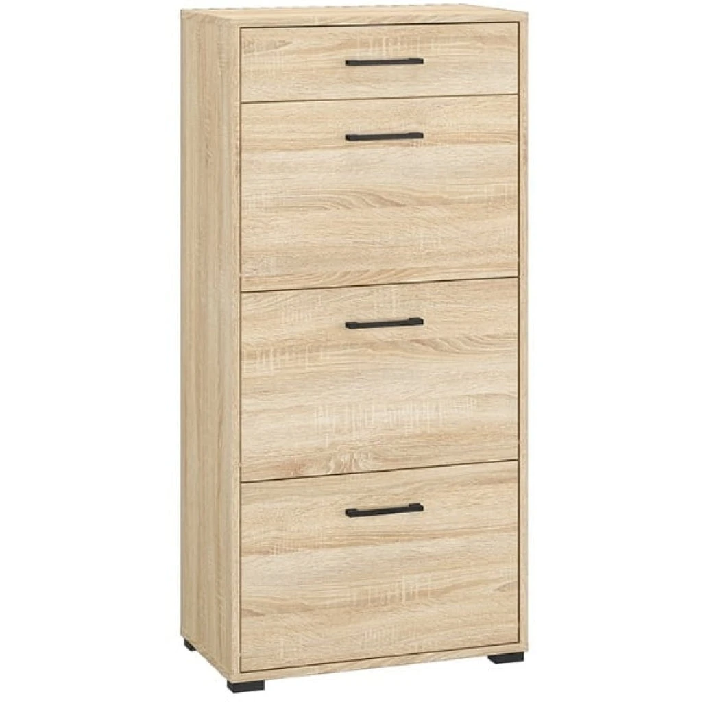 Botník s výklopnými dvířky do předsíně Caro - ML Meble - Tmnábytek.cz ...