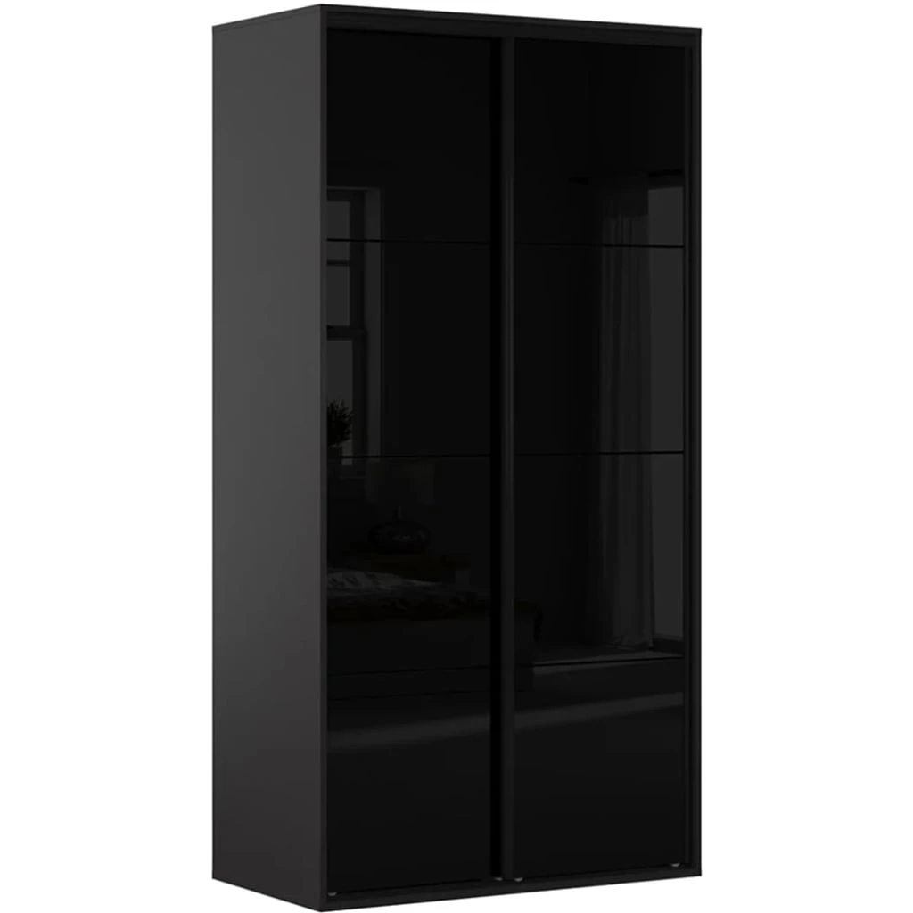 Szafa 120 Flex - Black Red White - Twojemeble.pl - meble z kolekcji Szafy Flex Czarny