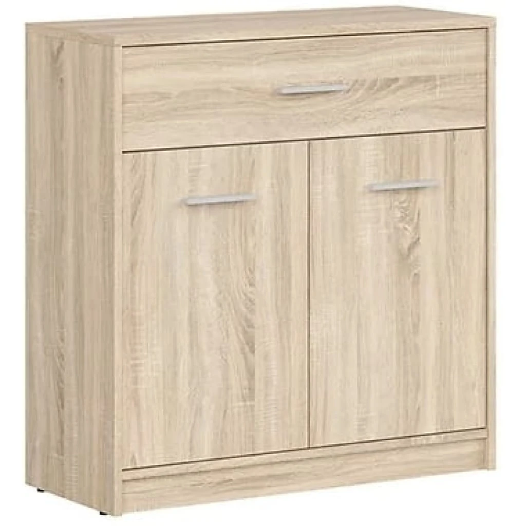 Komoda s dvířky a zásuvkou do obývacího pokoje Nepo Plus - Black Red White - Tmnábytek.cz ...