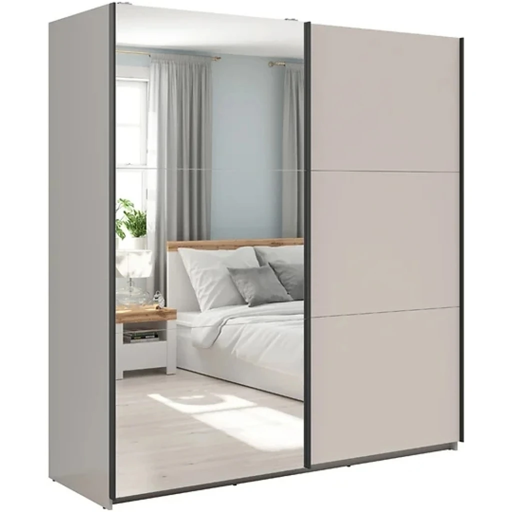 Szafa Tetrix z jednym lustrem - Black Red White - Twojemeble.pl - meble ...