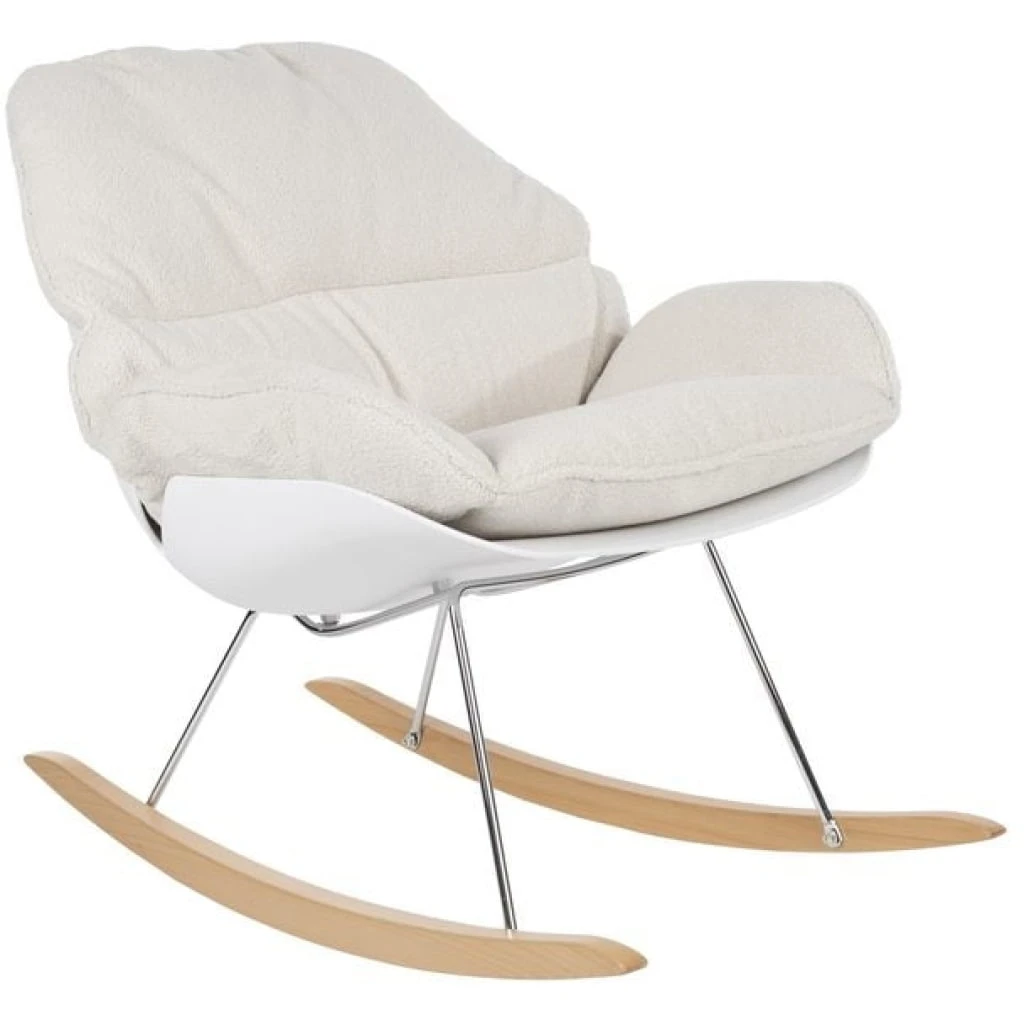 Fotel bujany Rock biały - Twoje Meble - Twojemeble.pl - meble z kolekcji Rock