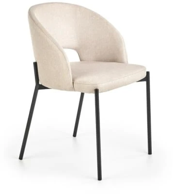 Tapicerowane krzesło K373 do jadalni beżowy - Halmar - Twojemeble.pl - meble z kolekcji Krzesła ...